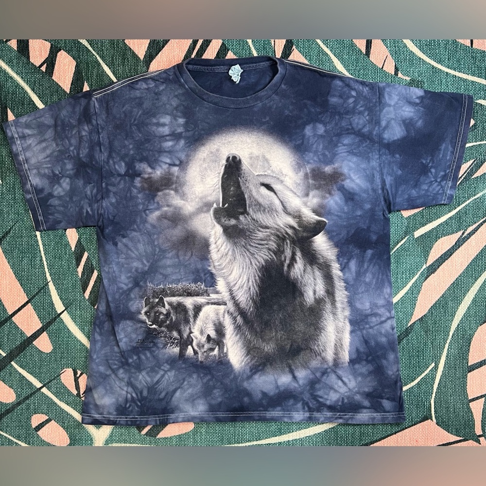 Vintage 2004 The Mountain Delta Wolf Howling At The M… - Gem